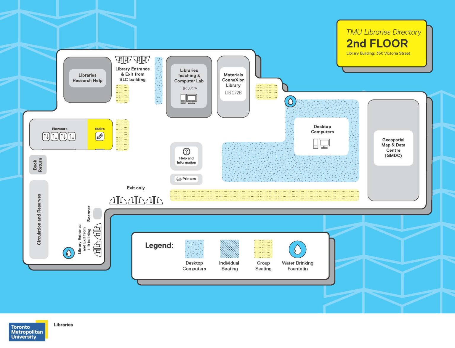 2nd Floor – Toronto Metropolitan University Libraries