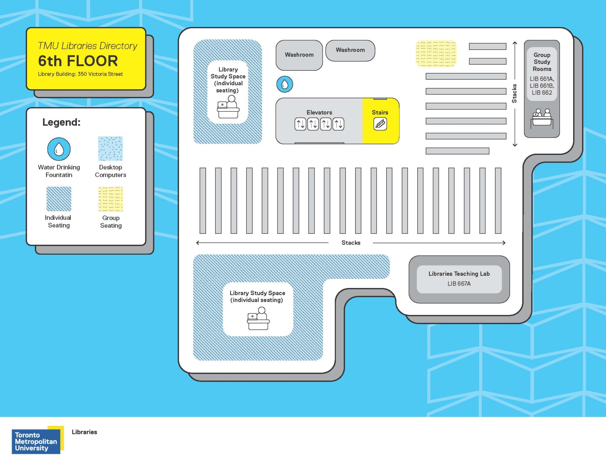 6th Floor – Toronto Metropolitan University Libraries
