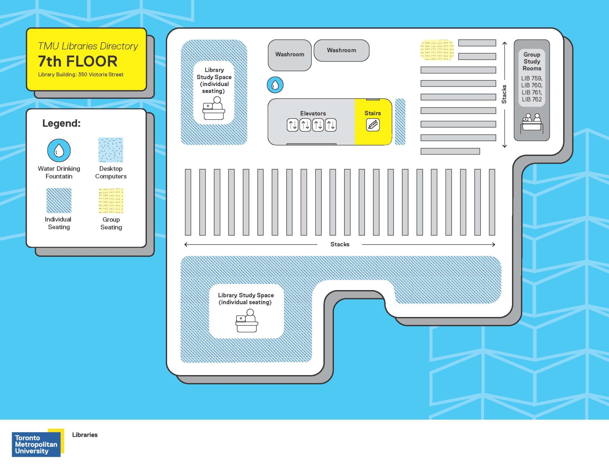 7th Floor – Toronto Metropolitan University Libraries