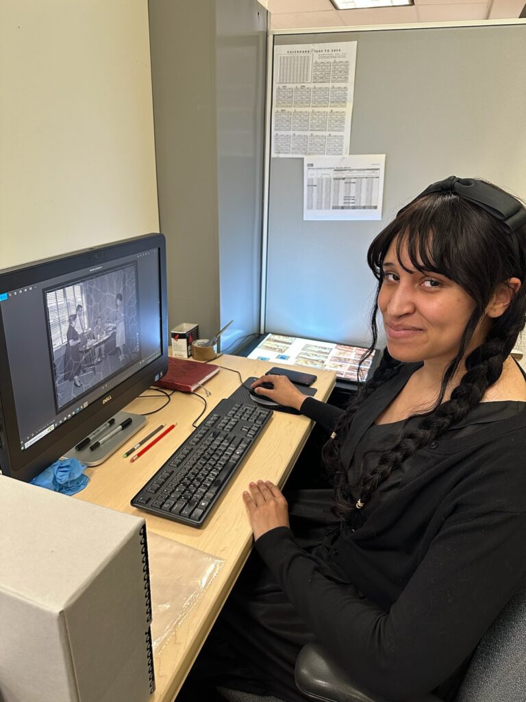 At the Libraries’ Archives and Special Collections graduate student ...